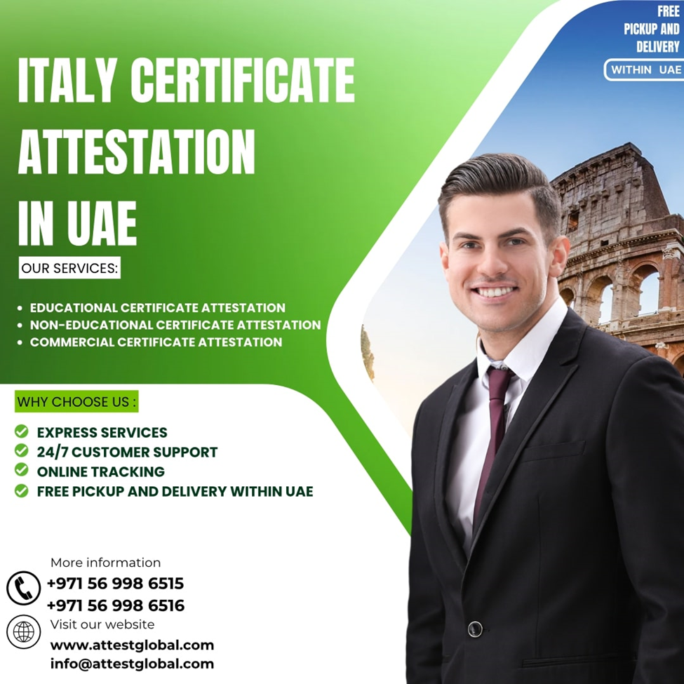 Unlocking Opportunities: Italy Certificate Attestation Services Paving ...