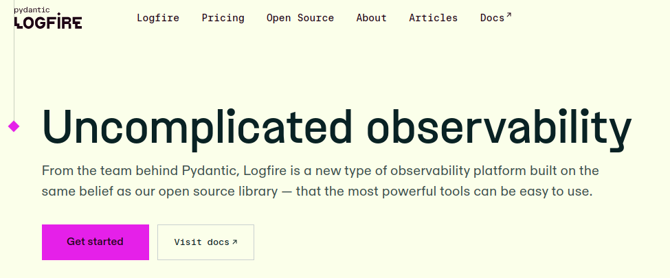 Introduction to Pydantic Logfire. Pydantic Logfire is an observability ...