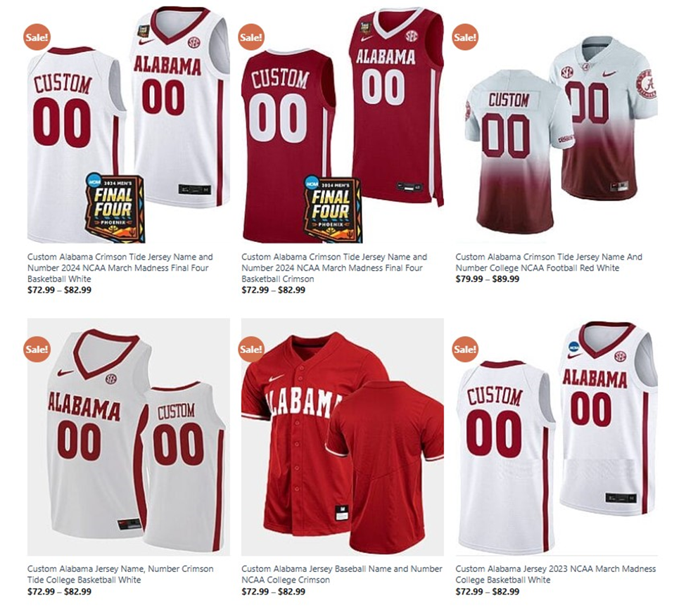 Swish and Swoosh: Get Your Own Custom Alabama Crimson Tide Jersey | by ...