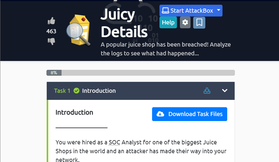 TryHackMe: Juicy Details. Task 1: | by Tanvi Lalwani | Medium
