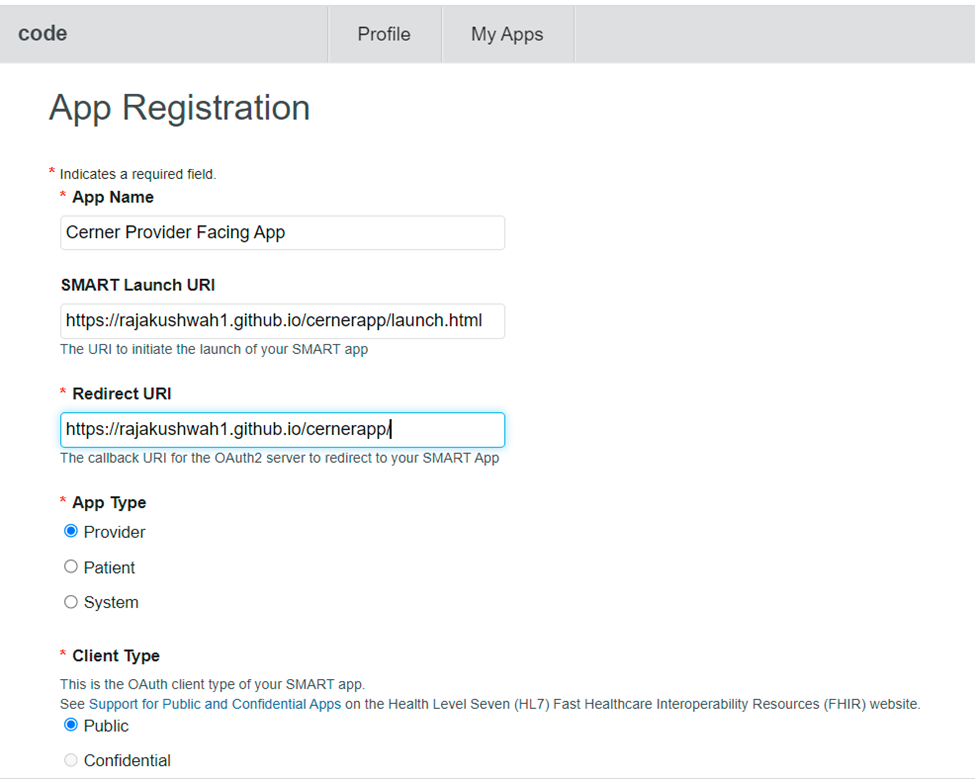 How to Register a provider facing app to Cerner EHR | by Raja Kushwah ...