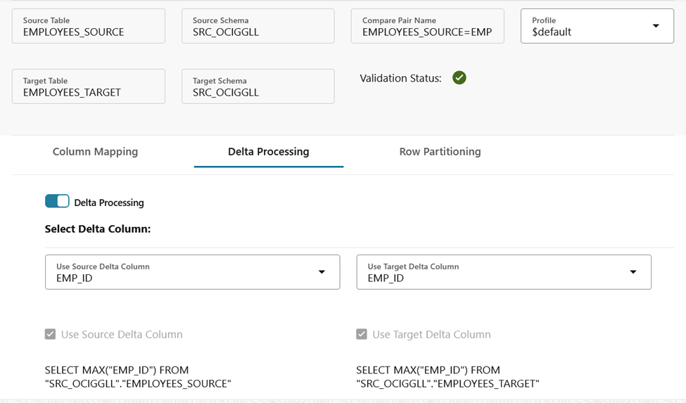 Delta-based comparison using Veridata 23c | by Ashok Muduli | Medium