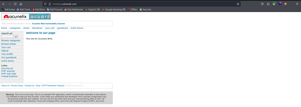 Reflected XSS in Vulnweb Application | by Muhammad Ali | Medium