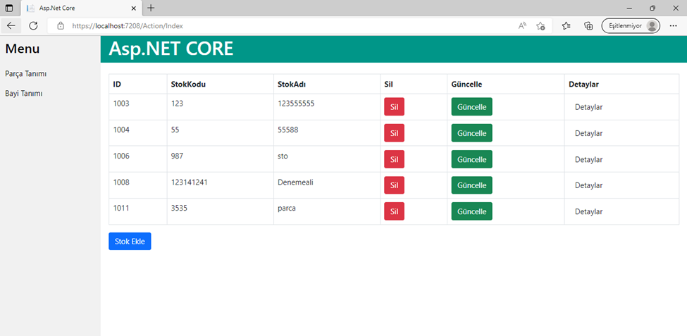 Asp.Net Core da DataFirst ve CodeFirst Yaklaşımı ile Login ve CRUD işlemleri | by Aliihsan ...