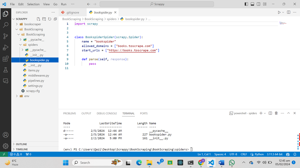 Comprehensive Guide to Scrapy:. 1. Installing the Environment: | by ...