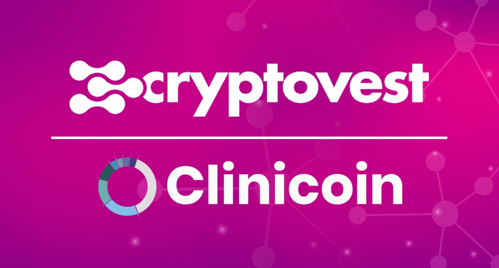 Clinicoin featured on Cryptovest. Cryptovest looks to the future where… | by Clinicoin ...