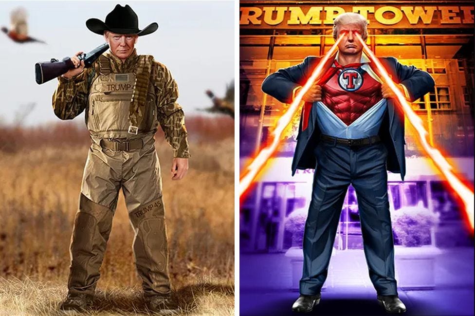 Trump Digital Trading cards - NEUROMAP NFT - Medium