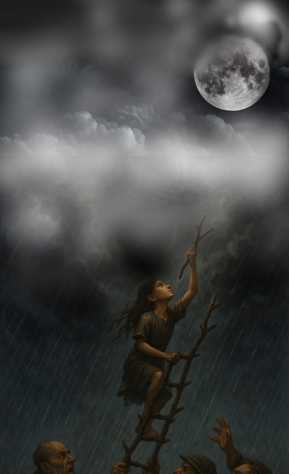 “Moon Through the Storm” — Silent Resilience | by Vashi | Apr, 2025 ...