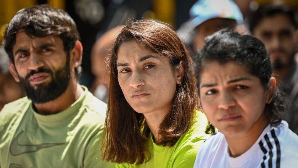 “Unveiling Injustice: Wrestlers’ Protest Exposes Harassment and ...