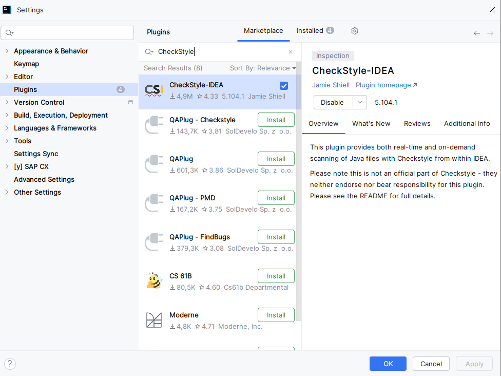 How to work with CheckStyle and Intellij IDE | by Sabah Chelqi | Medium