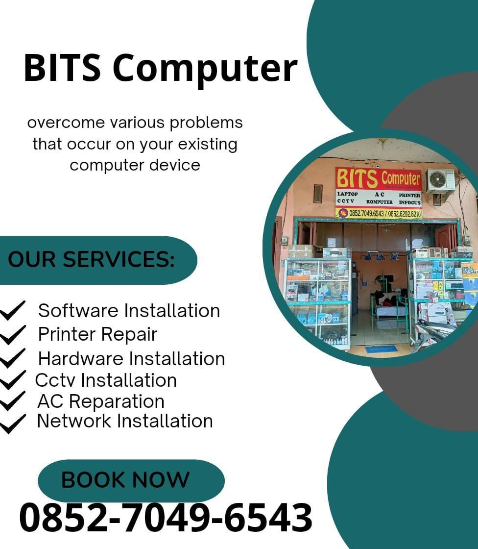 Terbaik, WA 085270496543,Service Laptop di Medan,BITS Computer - BITS COMPUTER IT SOLUTION - Medium