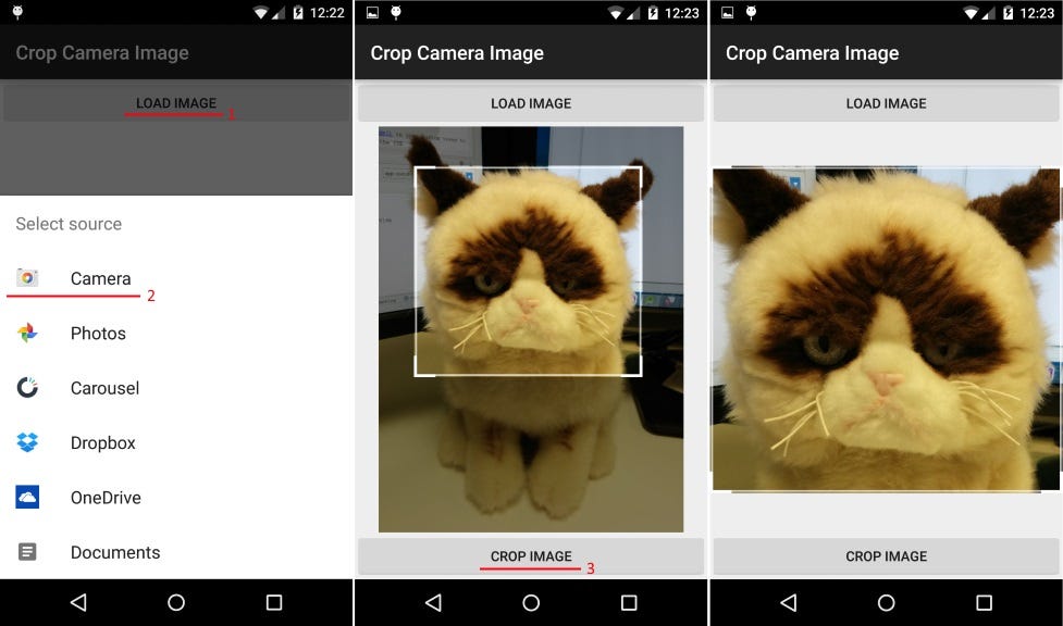 Android cropping image from camera or gallery | by Canato | Medium