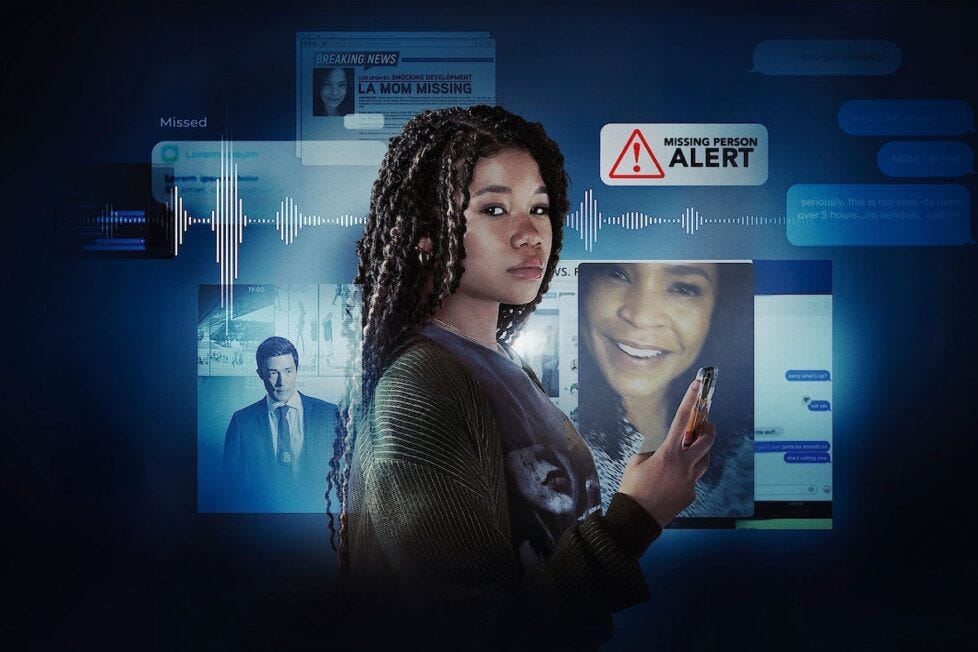 Missing (2023). A teenage girl uses all the resources… | by Barnaby ...