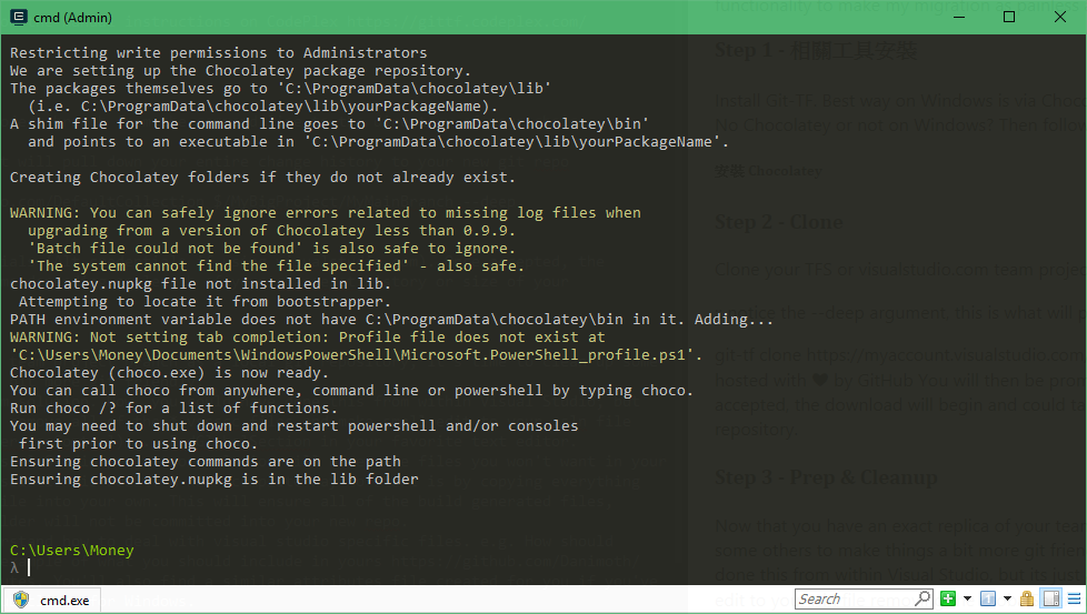 版本控制從 TFS 轉為 GIT 並保留所有變更集. migrate-an-existing-project-from-tfs-to… | by Money Yu | Money Yu ...