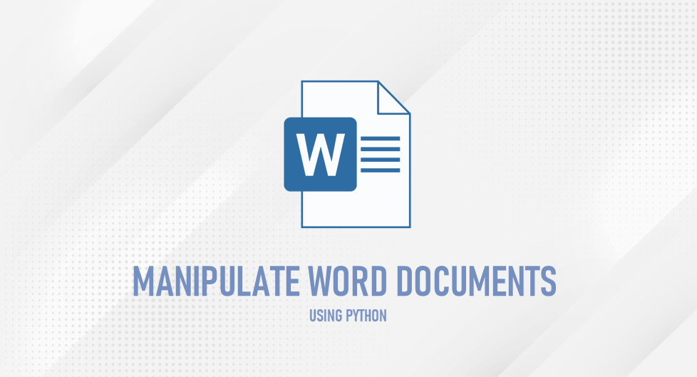 Edit A Word Document With Python Developer Guide By Alexander Stock