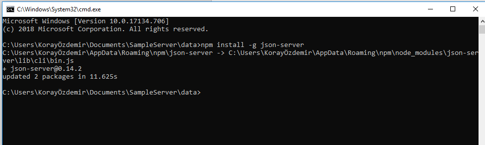 Json Server (fake REST API)Kullanımı | by Koray Özdemir | Medium
