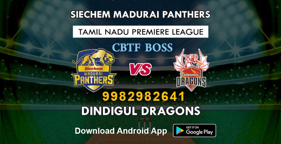 TNPL Qualifier Match: MADURAI PANTHERS vs DINDIGUL DRAGONS | by cbtf ...