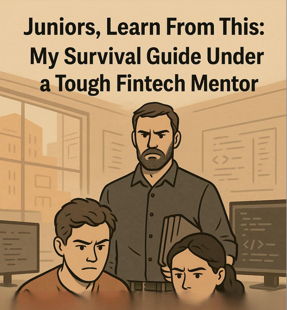 Juniors, Learn From This: My Survival Guide Under a Fintech Mentor | by Yuval Gal | Medium