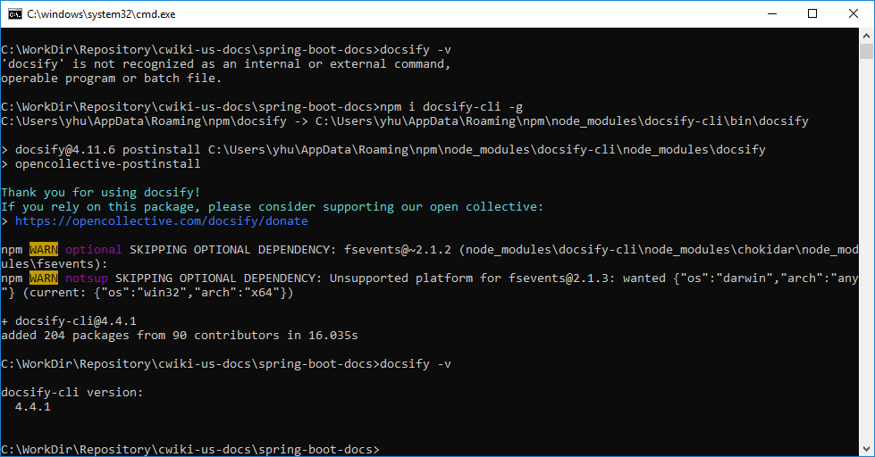Docsify 安装 | by HoneyMoose | Medium