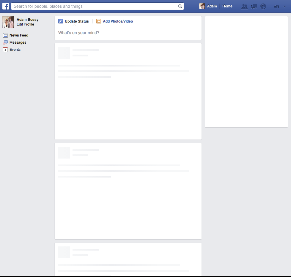 Facebook Timeline Placeholders. | by Good UI / Bad UI | Medium