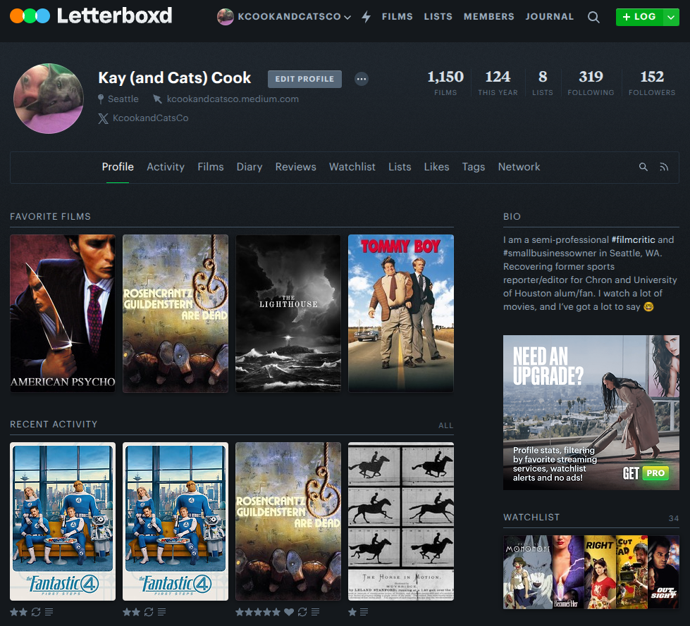 We reckon you should optimize your Letterbox’d profile 🤓 | by K. Cook ...
