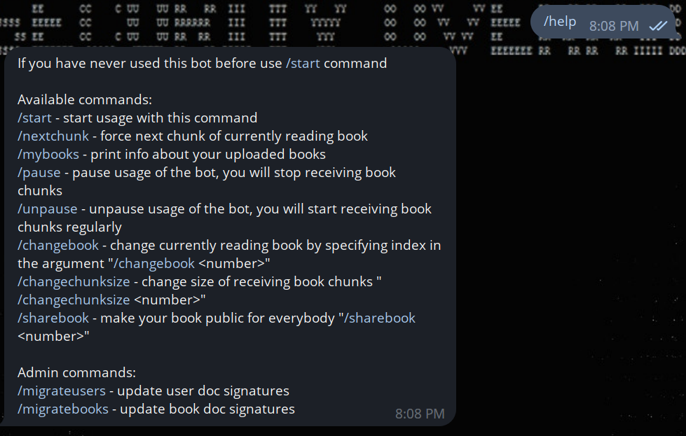 Telegram chunk reader. As a software developer with experience… | by ...