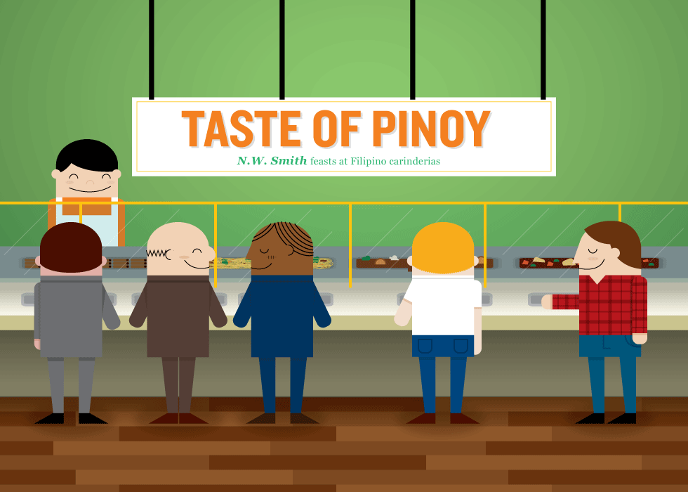Filipino Hospitality Culture Cartoon