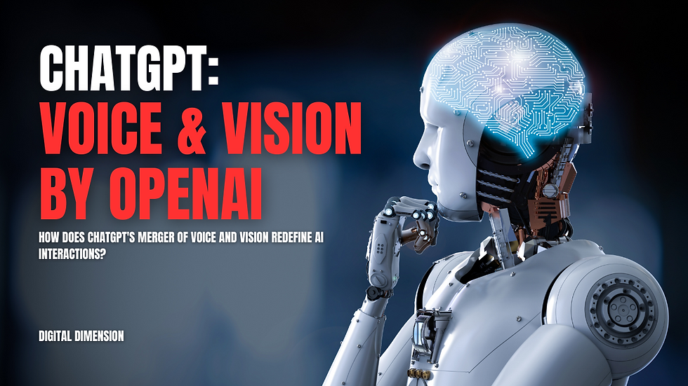 ChatGPT’s Leap: Merging Voice, Vision & AI with OpenAI’s Innovations ...