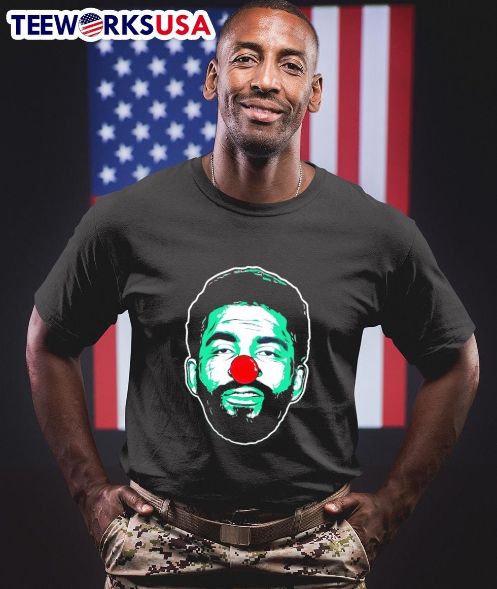 Clown Kyrie Irving Dallas Mavericks shirt | by Teeworksusa | Jun, 2024 ...