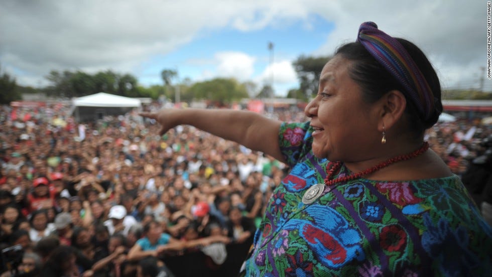 Rigoberta Menchu ile Guetemala’da Mücadele Devam Ediyor! | by Özak ...
