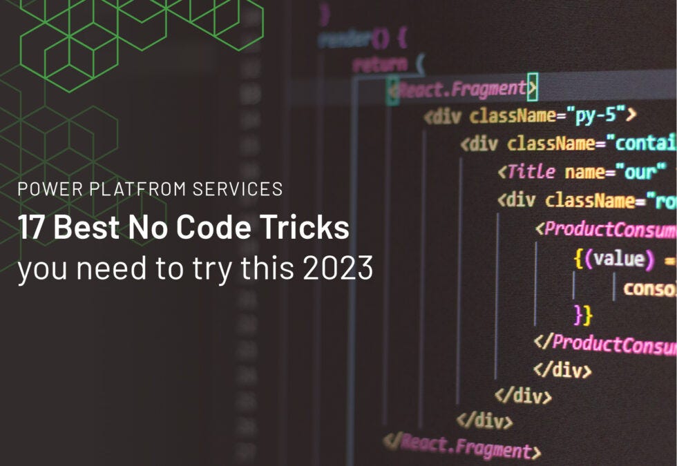 10 Best No-Code Tricks to Try in 2023 with the Power Platform | by ECF Data, LLC | Medium