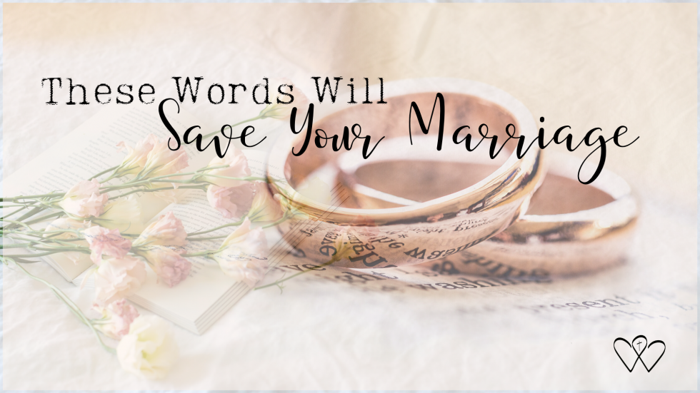 These Words Will Save Your Marriage | by JR Lightstein | Medium