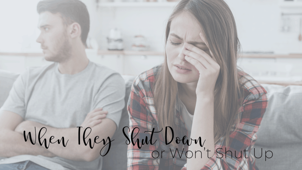 When Your Spouse Shuts Down or Won’t Shut Up | by JR Lightstein | Medium