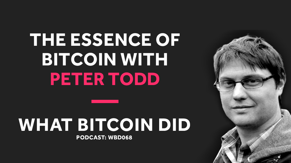 Peter Todd on the Essence of Bitcoin | by Peter McCormack | HackerNoon ...