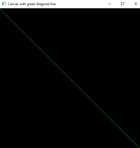 How To Draw A Diagonal Line In Python