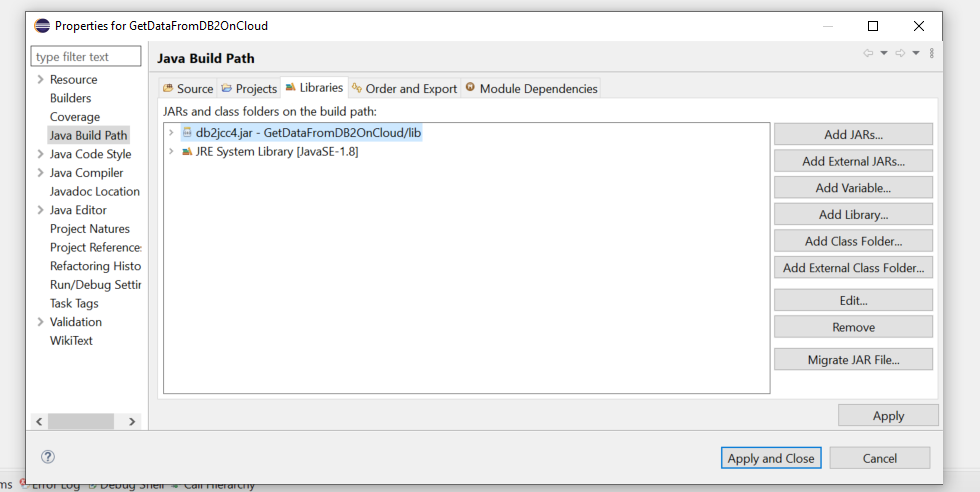 Java to DB2 Oncloud Connection - Selcuk - Medium