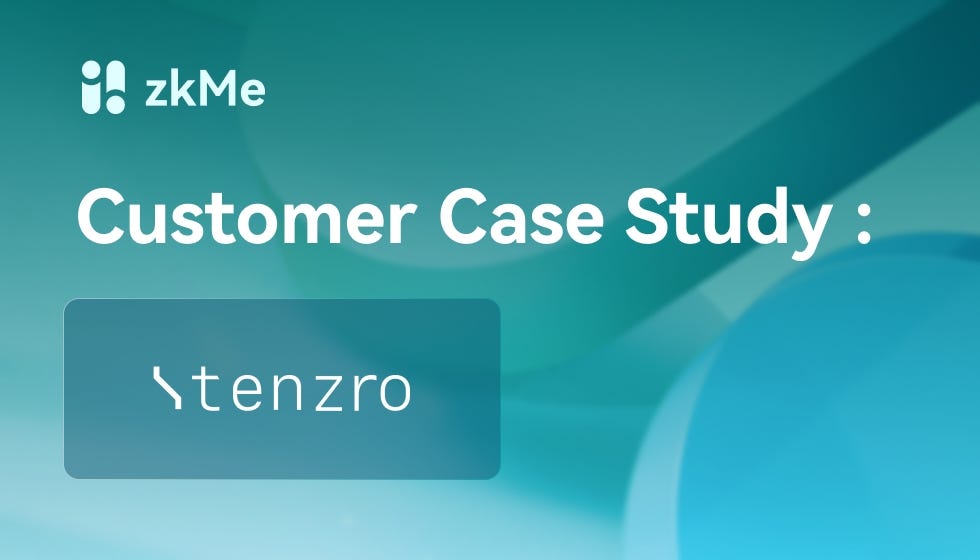 Client Case Study: Tenzro. zkMe is the web3 zero-knowledge (ZK)… | by zkMe | Medium