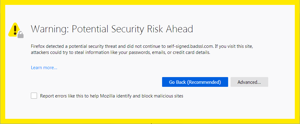 How to disable Firefox: “Warning: Potential Security Risk Ahead ... How to disable Firefox: “Warning: Potential Security Risk Ahead ...