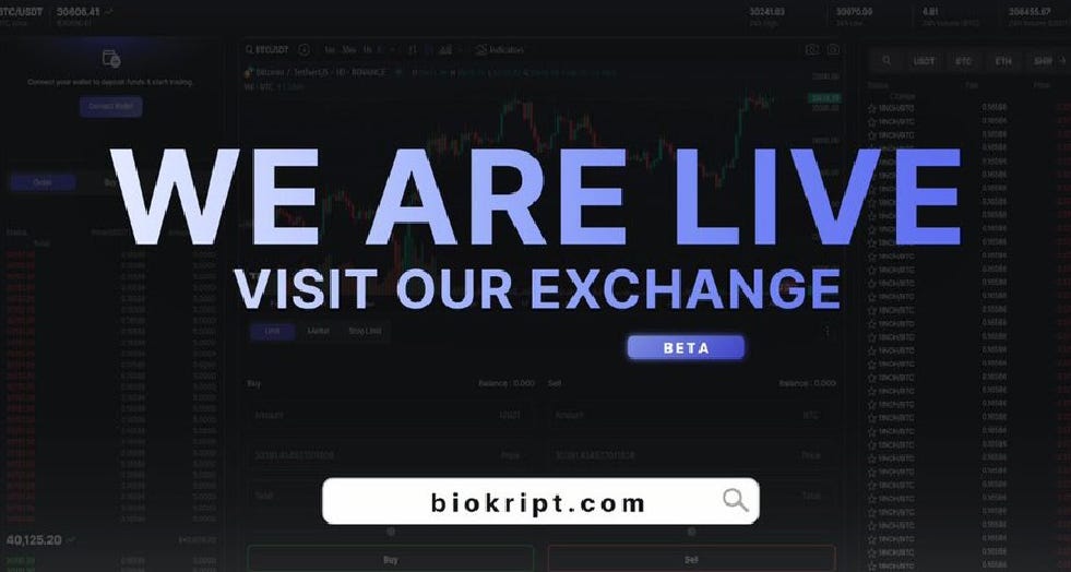 BIOKRIPT Hybrid Exchange Launches Beta Version with BKPT Token Presale ...