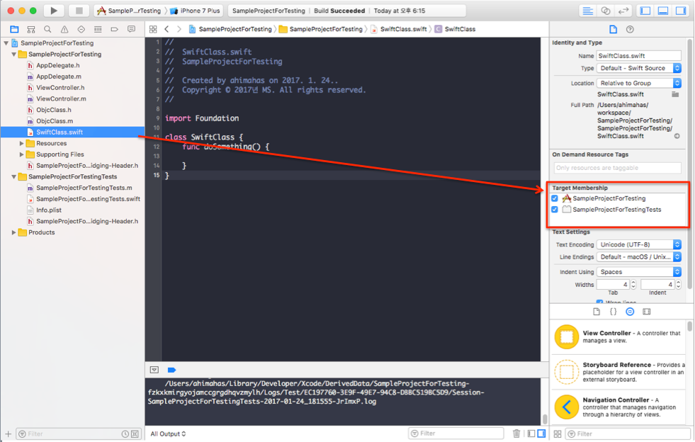 Ios Tests Working With Objective C And Swift Class Together By Mongunare If Let Swift