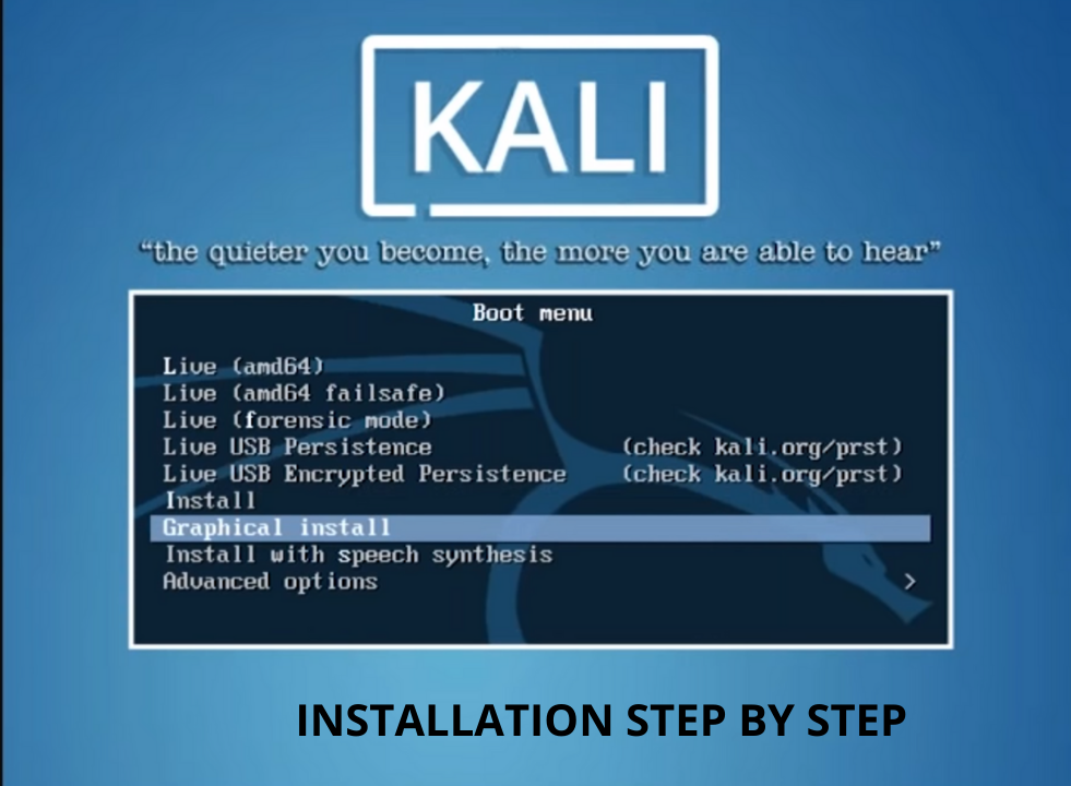 Installation of Kali Linux. Installation of Kali Linux Step by Step ...