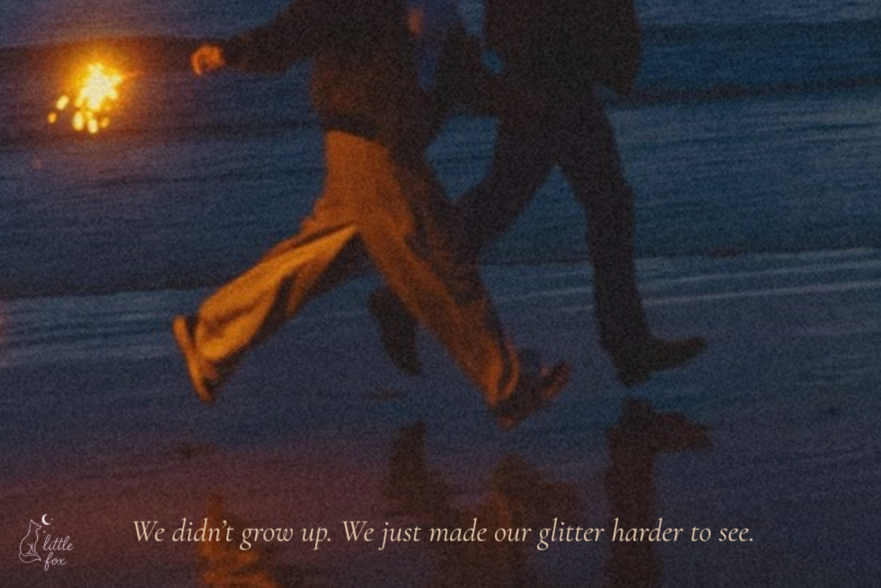 What If We Never Really Grew Up?. Maybe we just got better at hiding it ...