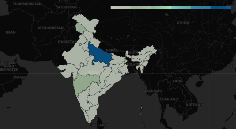 TopoJSON-based Choropleth Visualization using Folium | by Yash Sanghvi ...