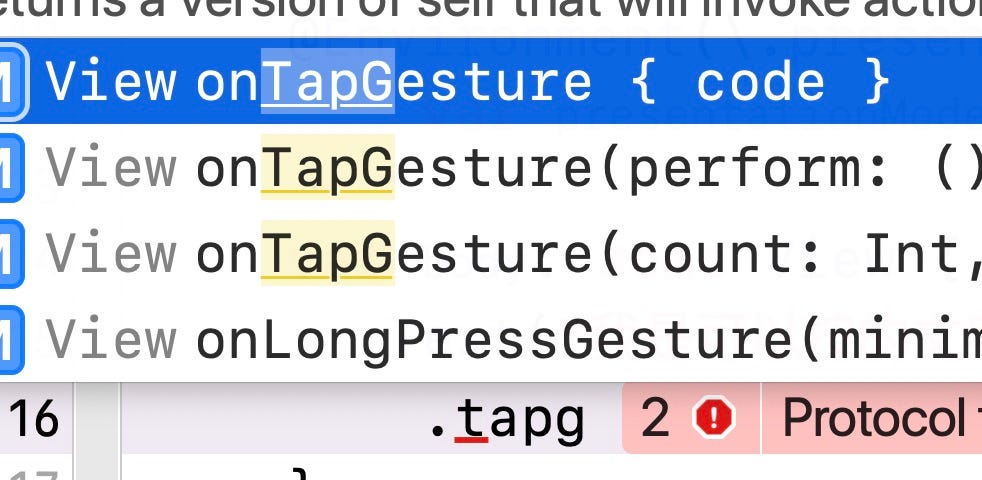 設定元件點擊程式的 SwiftUI onTapGesture. 開發 App 時，我們時常希望點選某個元件時做某些事。在 SwiftUI… | by 彼得潘的 iOS App ...