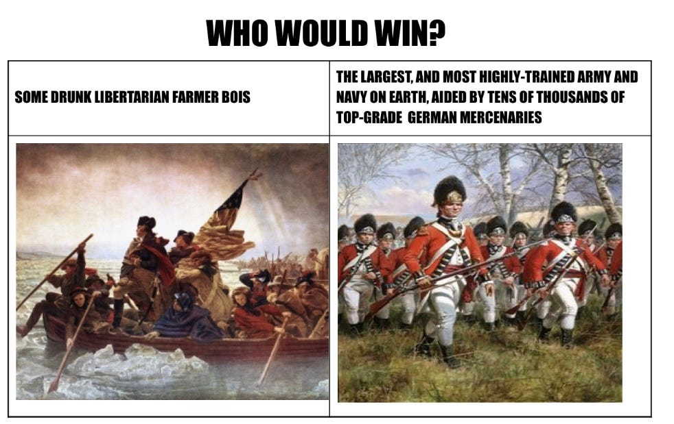 American Revolutionary War Meme