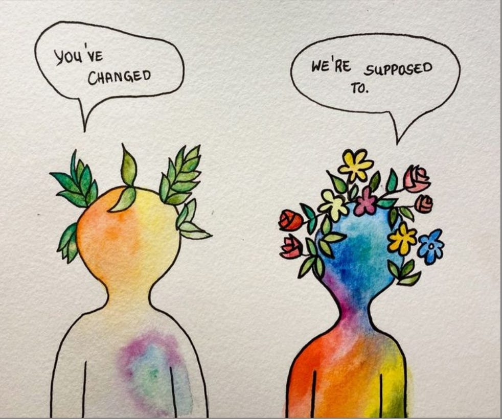 can we all collectively agree that “change” is necessary and not always ...
