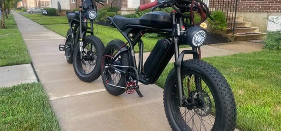 Today, foreign electric bicycles have a strange appearance and an ...