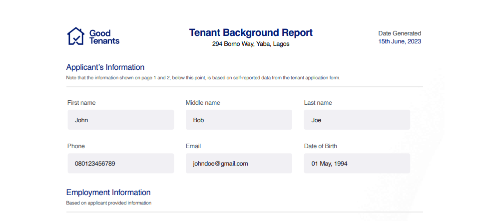 Unveiling the Good Tenants Verification Report | by Good Tenants | Medium