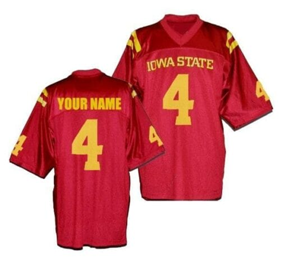 Custom Iowa State Football Jersey Name Number NCAA College | by ...